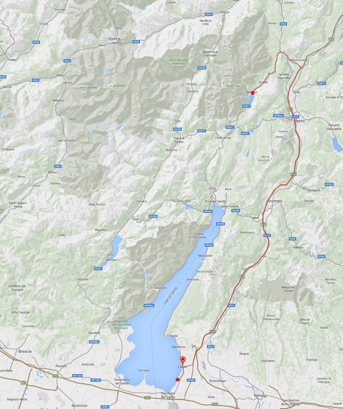 Lago di Molveno 12.09.2015 | Eskimorolle